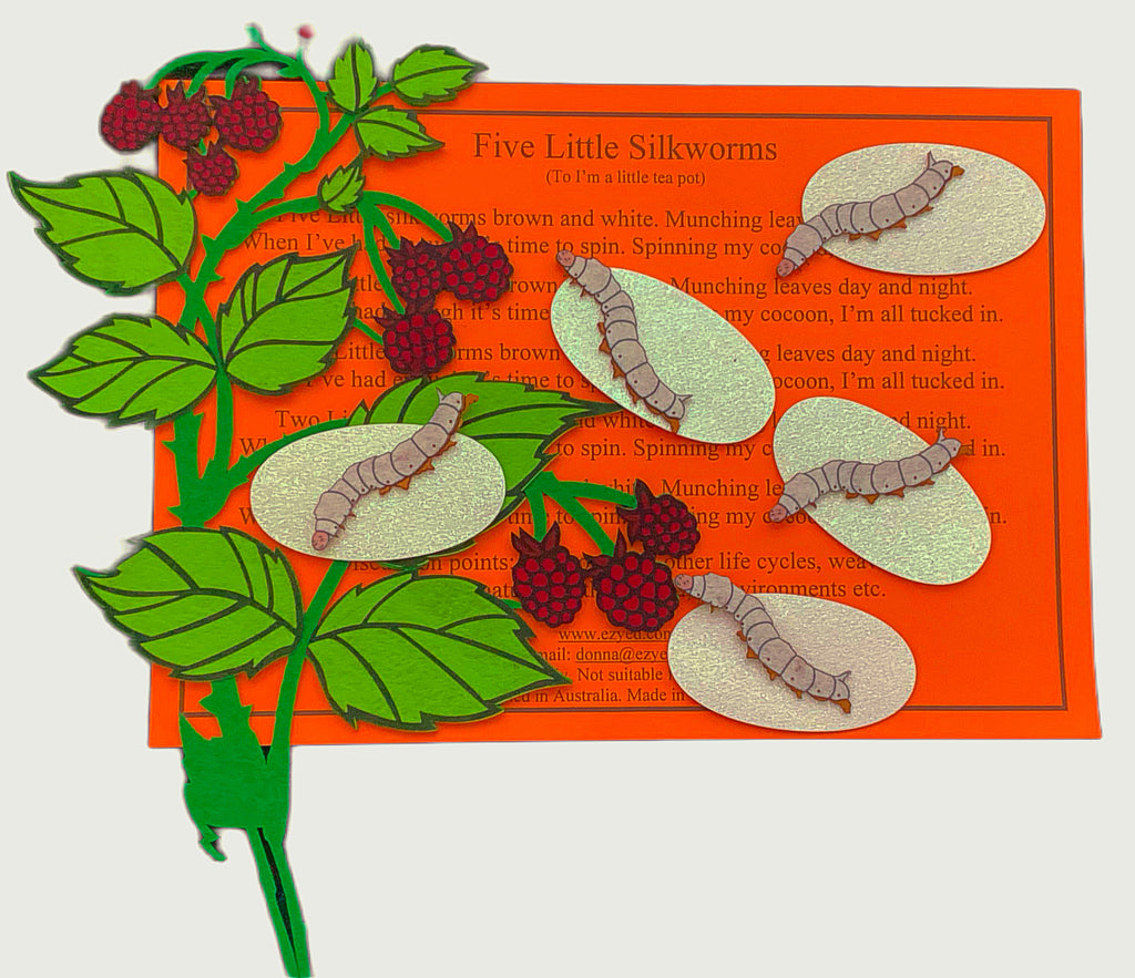 Five Little Silk Worms – EzyEd